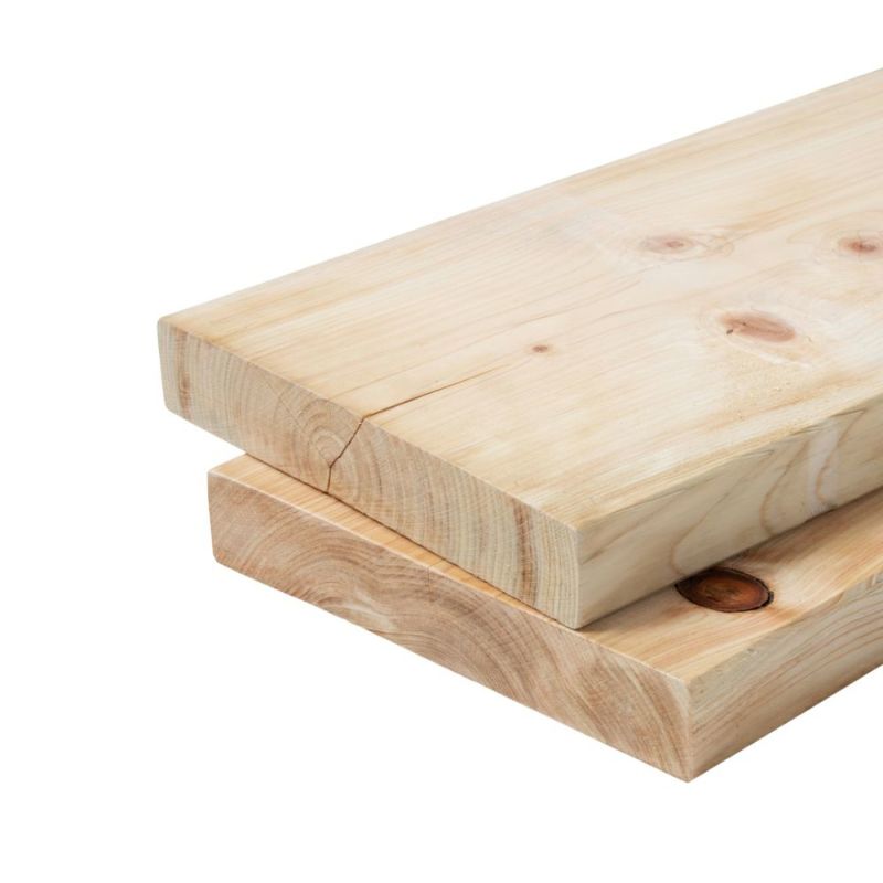 【納期2-3週間】ひのき材（節付き）・モクボーAAC防腐加工／38×235 | ウッドデッキ材通販サイトmock re: